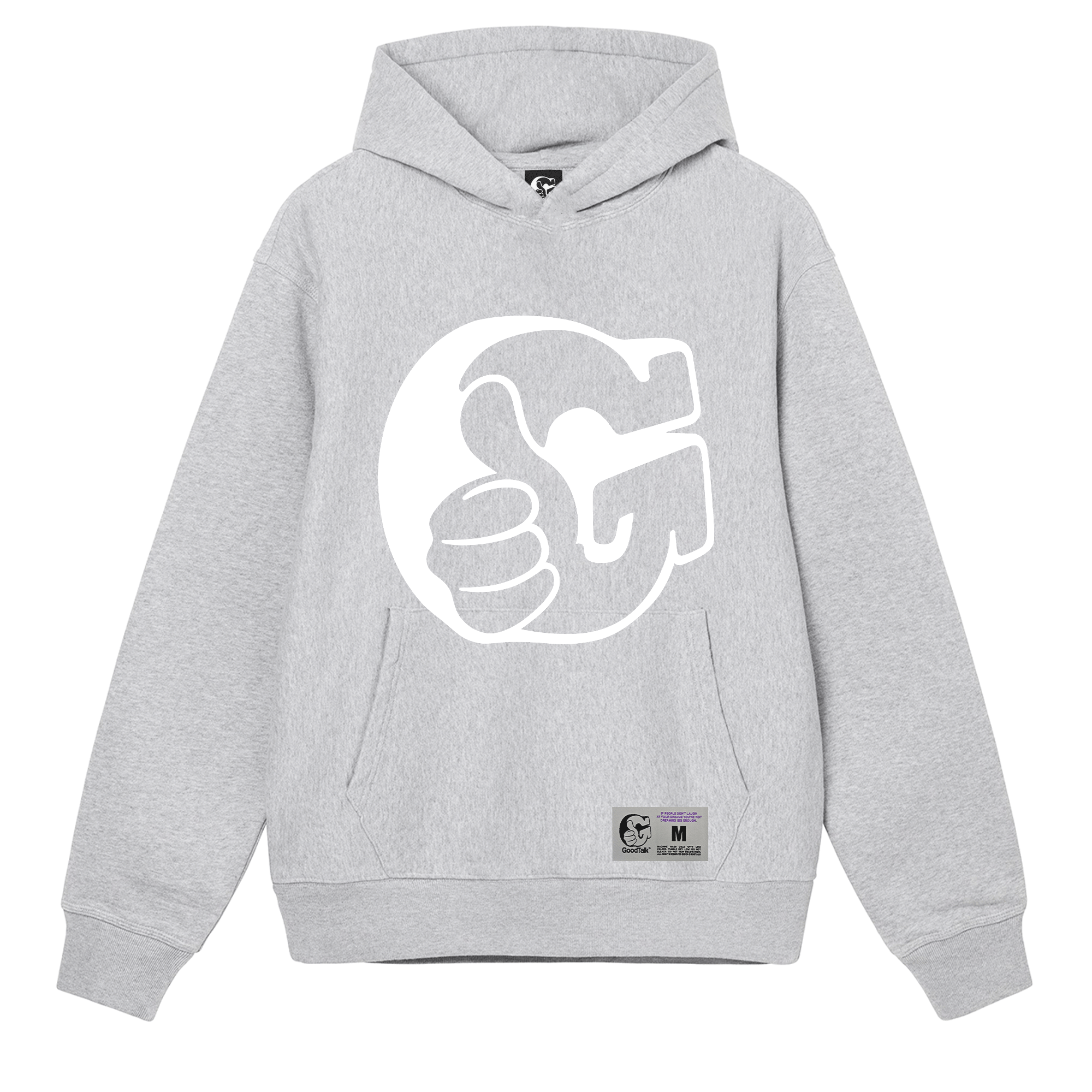 GoodTalk Logo Hoodie – Classic Comfort, Bold Statement